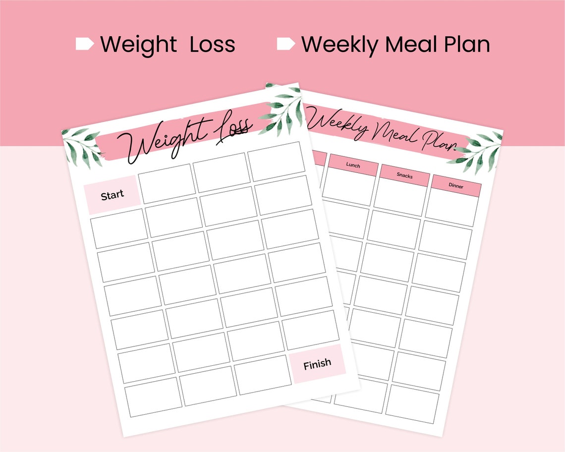 Printable Bariatric Planner, Gastric Sleeve Tracker, Bariatric Surgery ...