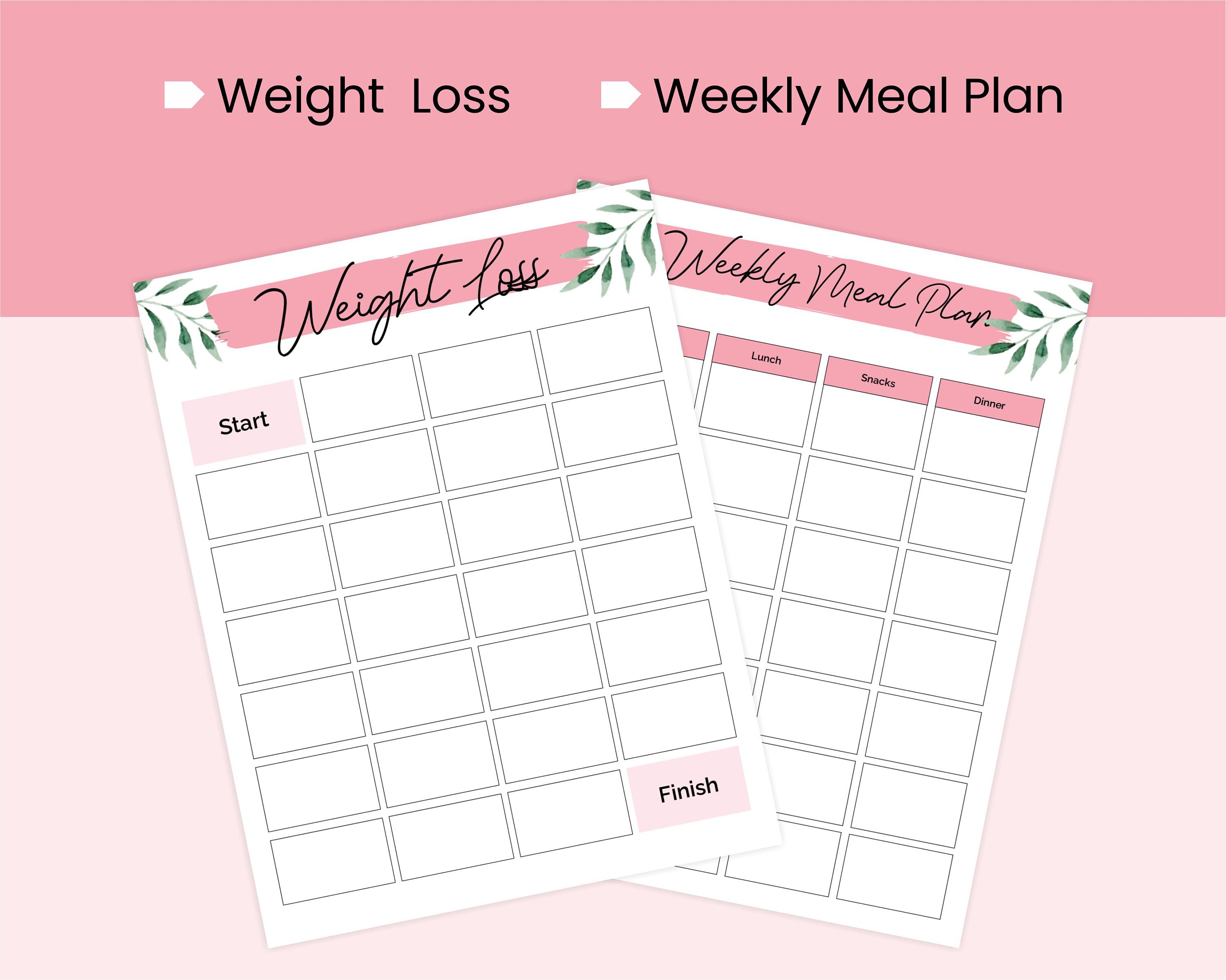 Printable Bariatric Planner, Gastric Sleeve Tracker, Bariatric Surgery ...