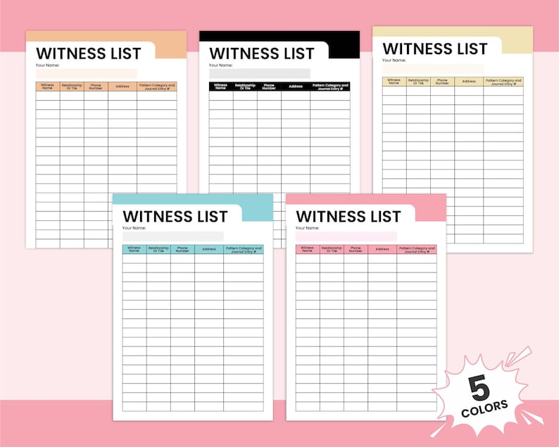 Printable Single Parent Child Custody Case Planner Co Parenting ...