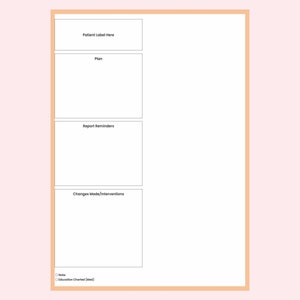 Printable Cardiac Nurse Report Sheet, ICU Nursing Patient Report ...