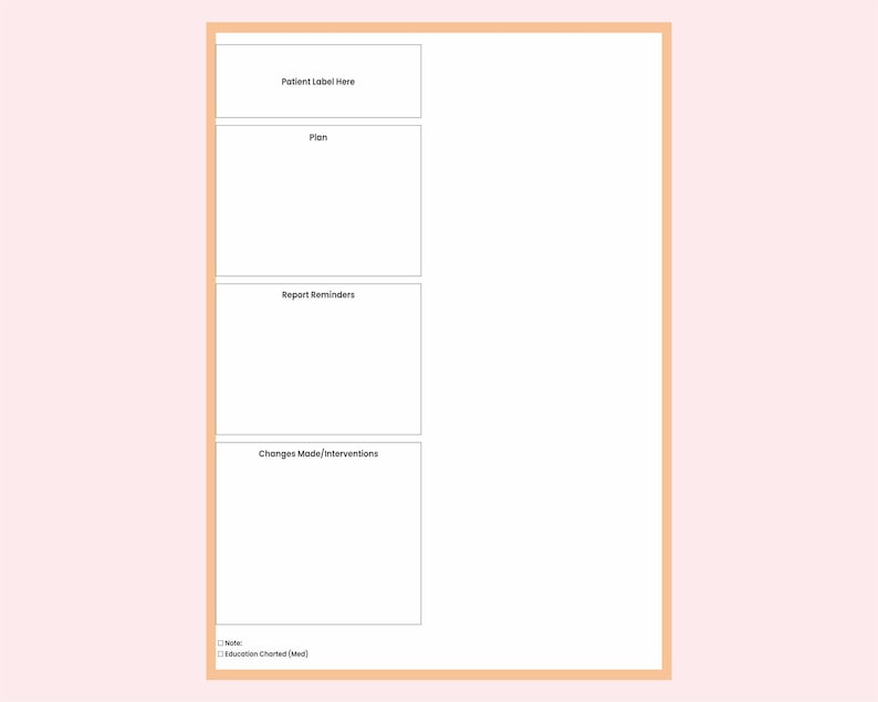 Printable Cardiac Nurse Report Sheet, ICU Nursing Patient Report ...