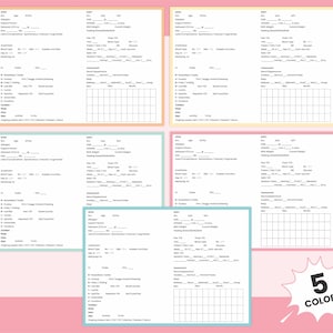 Printable Maternity Postpartum Nursing Report Sheet PDF Template ...