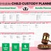 Printable Single Parent Child Custody Planner, Co-parenting Digital ...