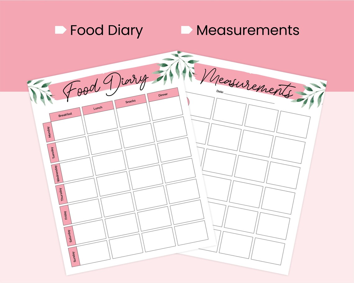 Printable Bariatric Planner, Gastric Sleeve Tracker, Bariatric Surgery ...