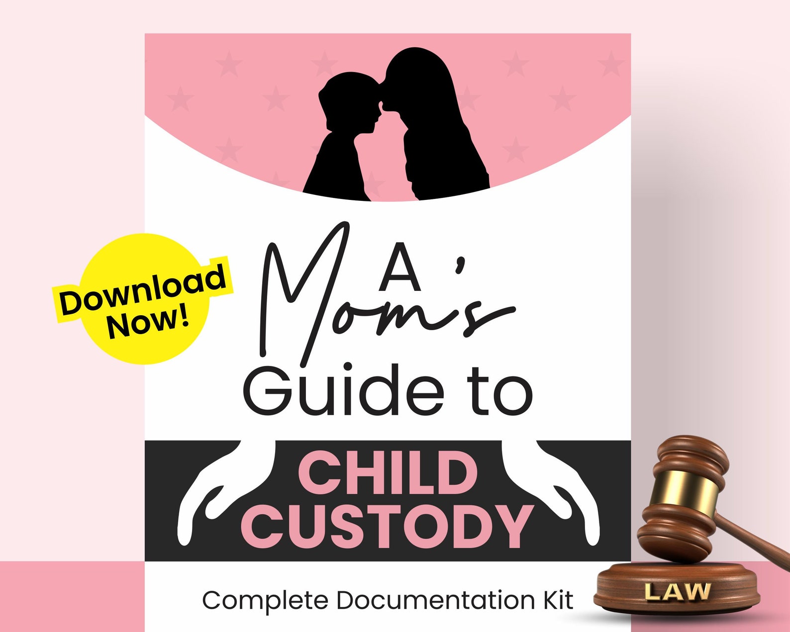 Printable Mom's Child Custody Case Planner Single Parent Co Parenting ...