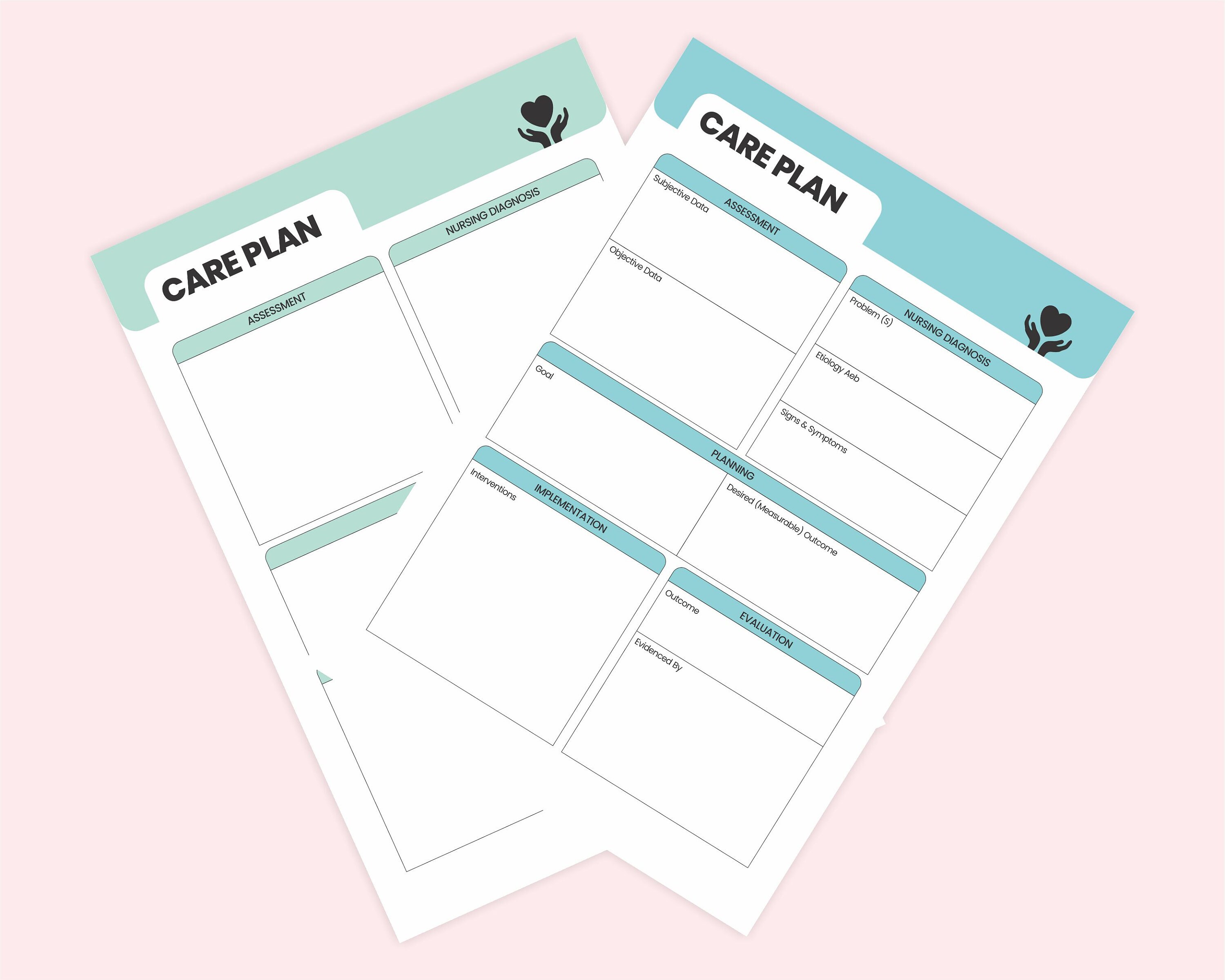 Printable Hospital Nursing Care Plan Digital Nursing Student Resources ...