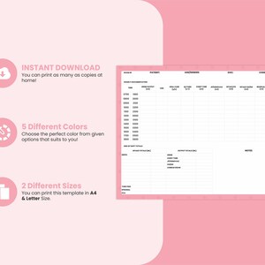 Printable ICU Nurse Daily Documentation Sheet Digital Downloadable ICU ...