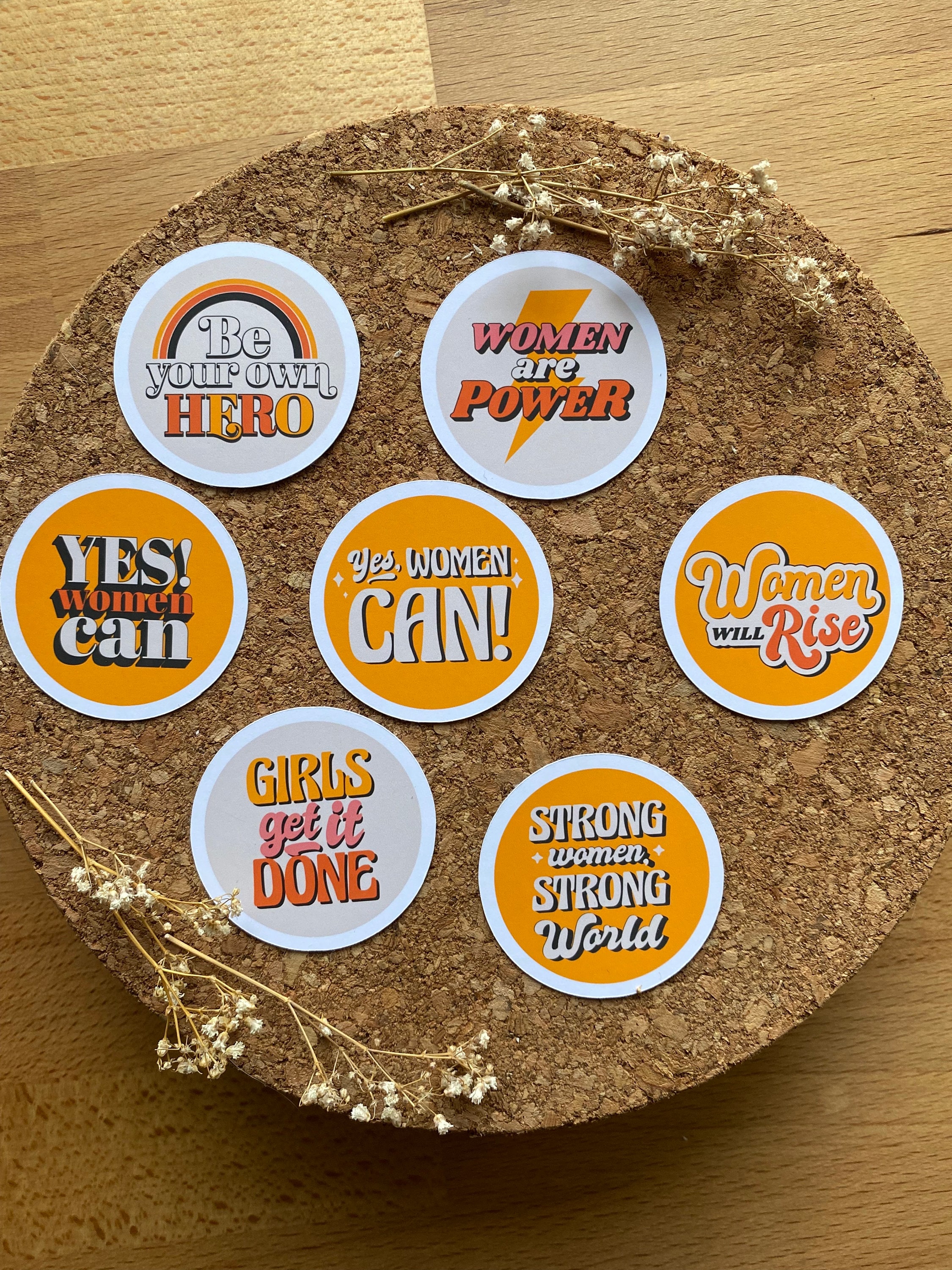 Women Empowerment Sticker Set Empower Women Sticker Girl Power | Etsy