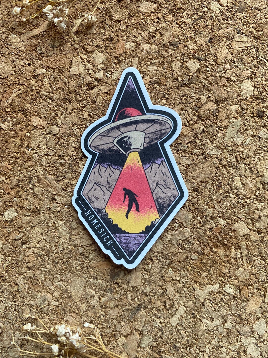 Alien Abduction Sticker Homesick Sticker Extraterrestrial Sticker UFO ...