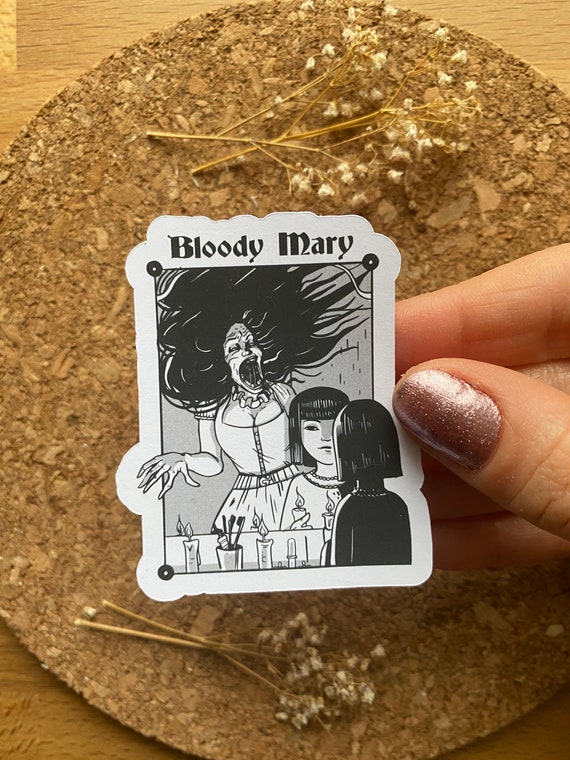 Bloody Mary Sticker Urban Legends Sticker Horror Story Sticker - Etsy