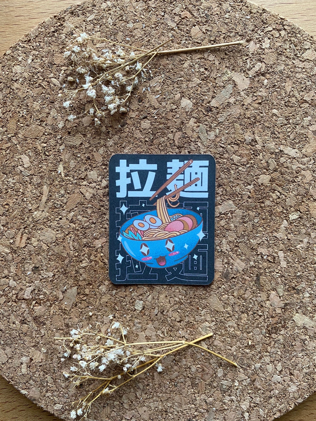 Ramen Noodle Sticker Chibi Food Sticker Asian Noodle Sticker - Etsy