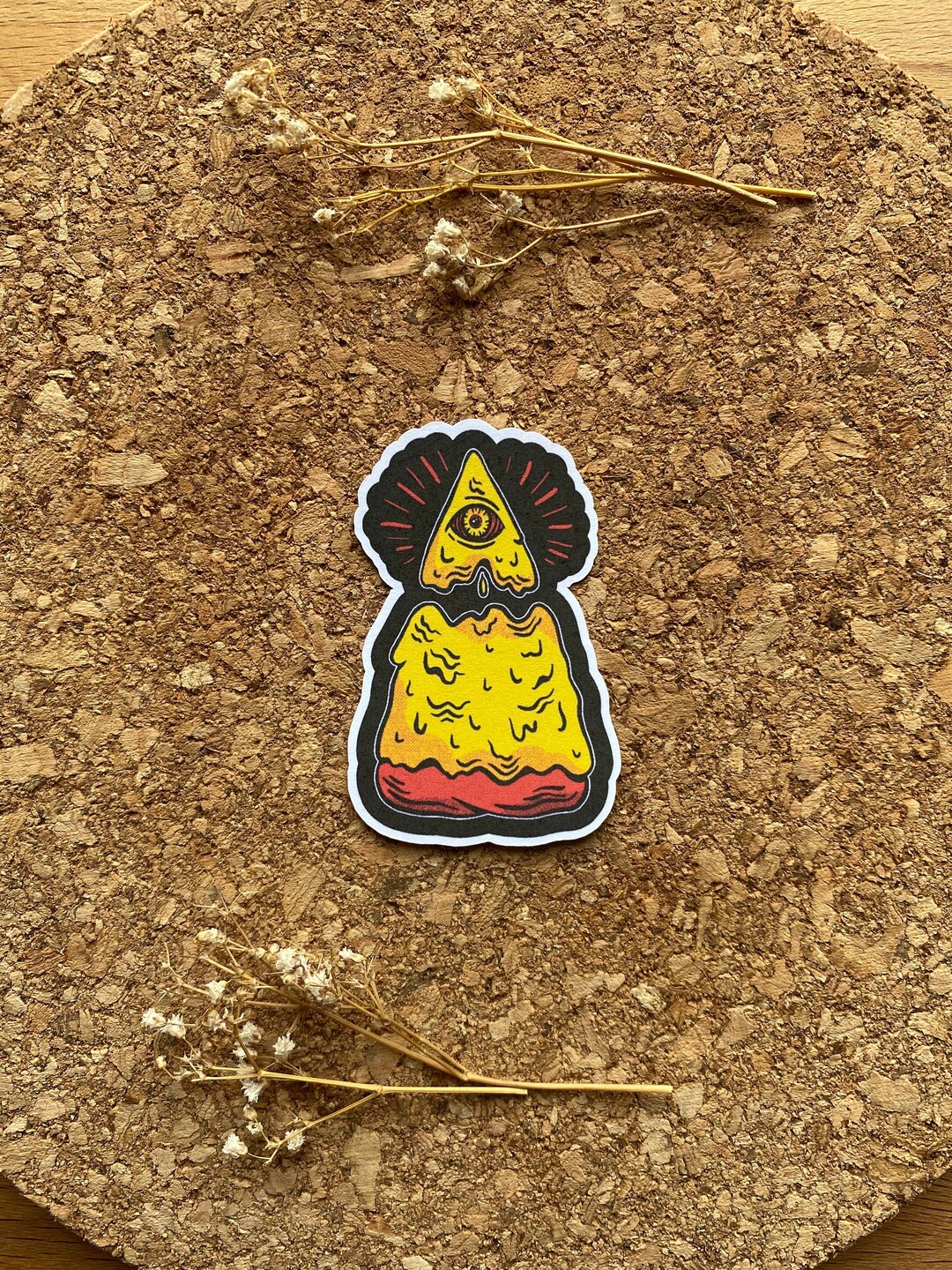 Illuminati Pizza Sticker: All Seeing Eye of Providence - Matte Finish ...