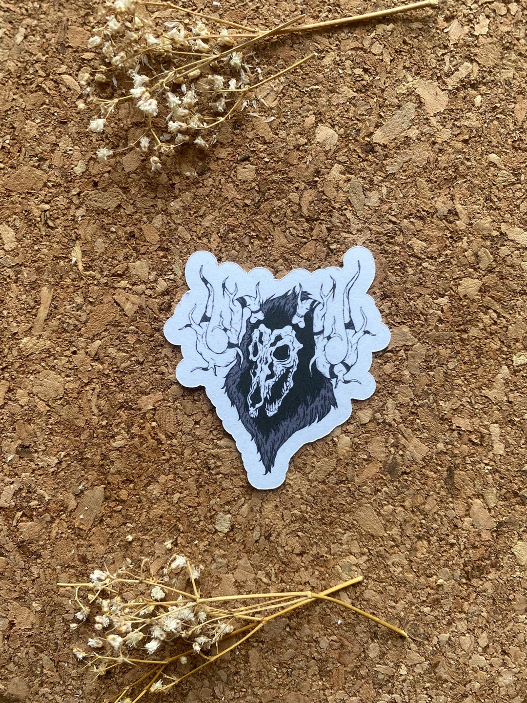 Wendigo Sticker Mythological Creature Sticker Evil Spirit Sticker ...