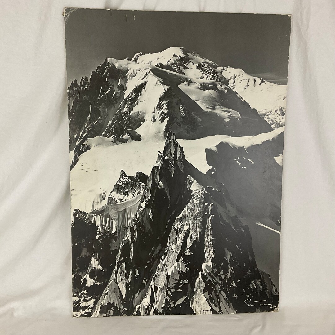 Large Artistic Photo Pierre Tairraz Chamonix Mont Blanc Silver Print on ...