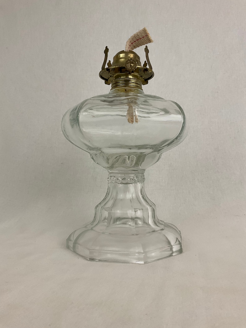 Large Vintage Glass Oil Lamp, EAGLE USA Brand - Etsy