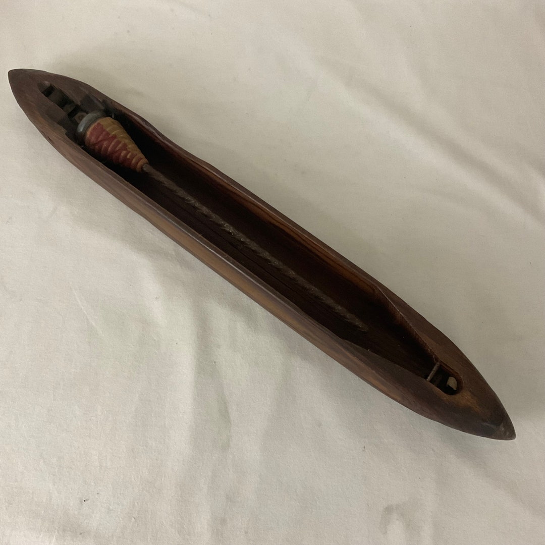 Large Antique Weaving Shuttle Handcrafted Vintage French Antique 1920s ...