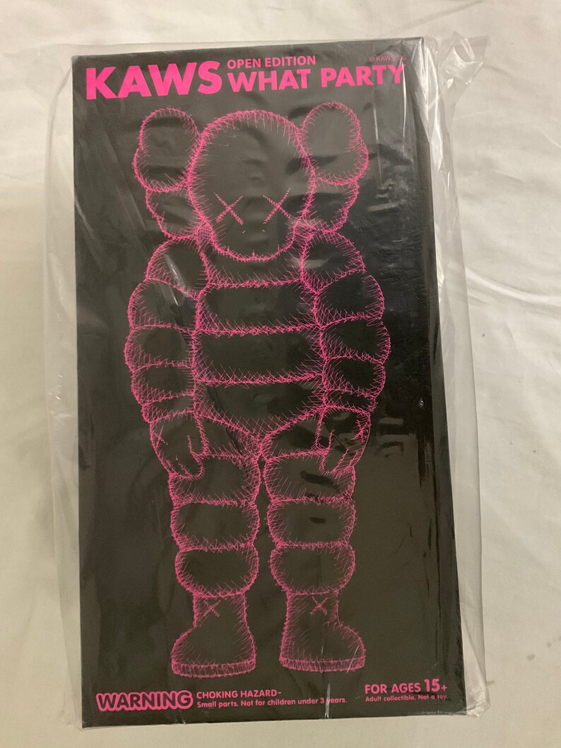 KAWS What a Party Pink Sculpture 2020 Original Limited Edition Sold Out ...