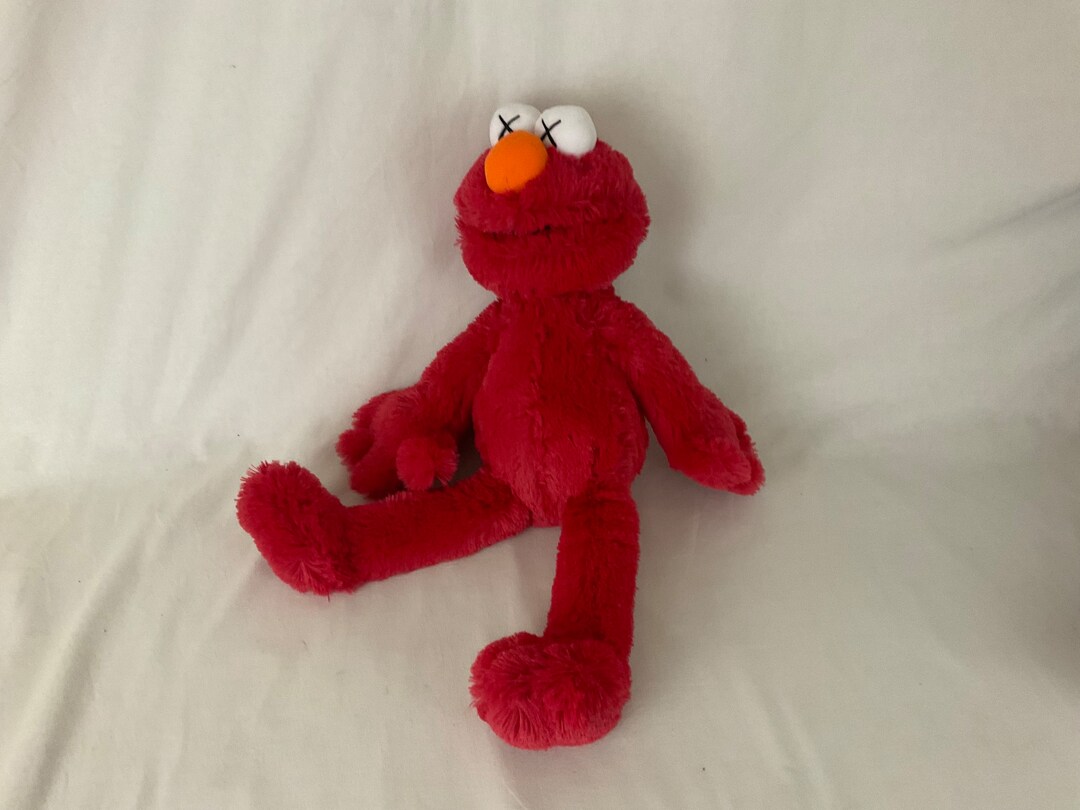 Plush Elmo Kaws Sesame Street UNIQLO - Etsy