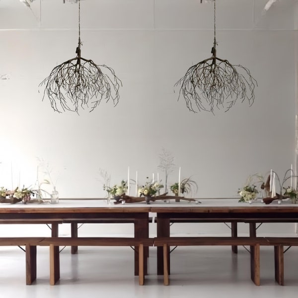 Tree Root Chandelier - Etsy