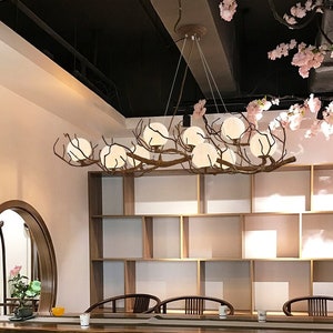 hanging branch from ceiling