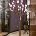 Nordic Rustic Tree Floor Lamp With Magnolia Glass Flowers - Modern ...