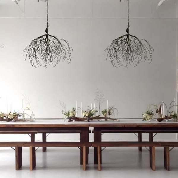 Tree Root Chandelier - Etsy