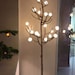 Nordic Rustic Tree Floor Lamp With Magnolia Glass Flowers - Modern ...