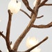 Nordic Rustic Tree Floor Lamp With Magnolia Glass Flowers - Modern ...