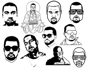 Kanye West Svg | Etsy