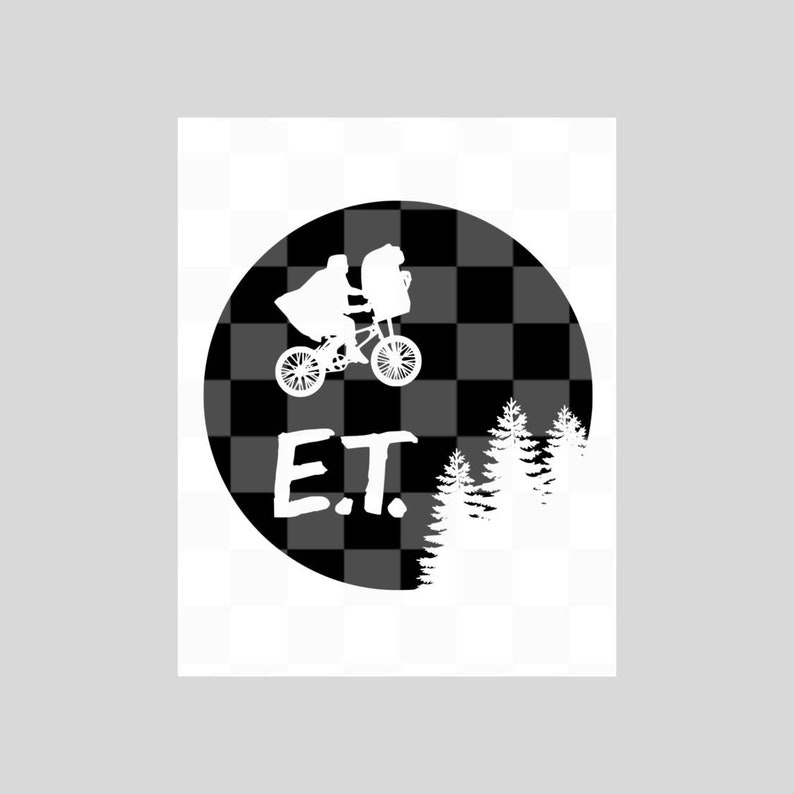 E.t. Extra Terrestrial Svg Png Pdf Jpg 80s Movie Film Alien | Etsy UK