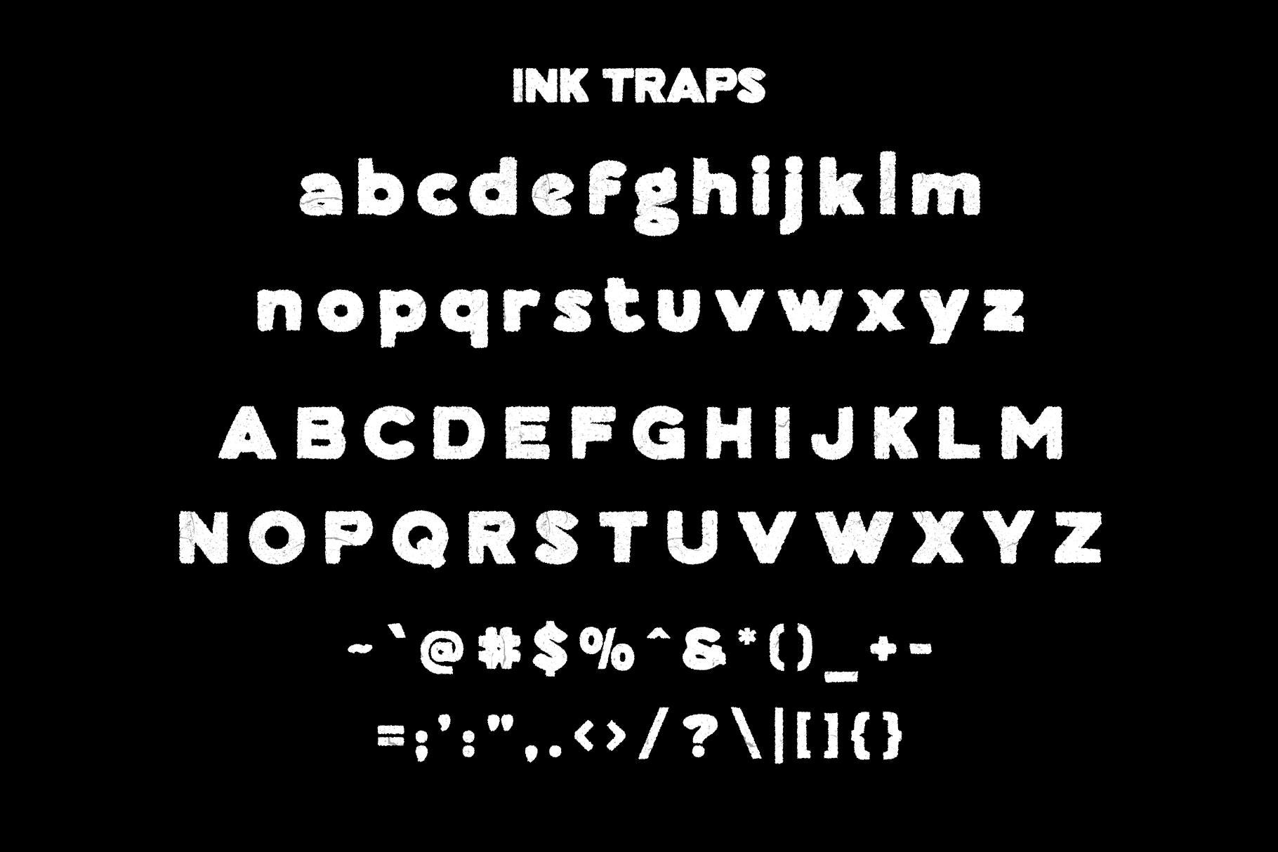 Inkriot – Punk-inspired Ink Trap Font for Logos & Posters. Distressed ...