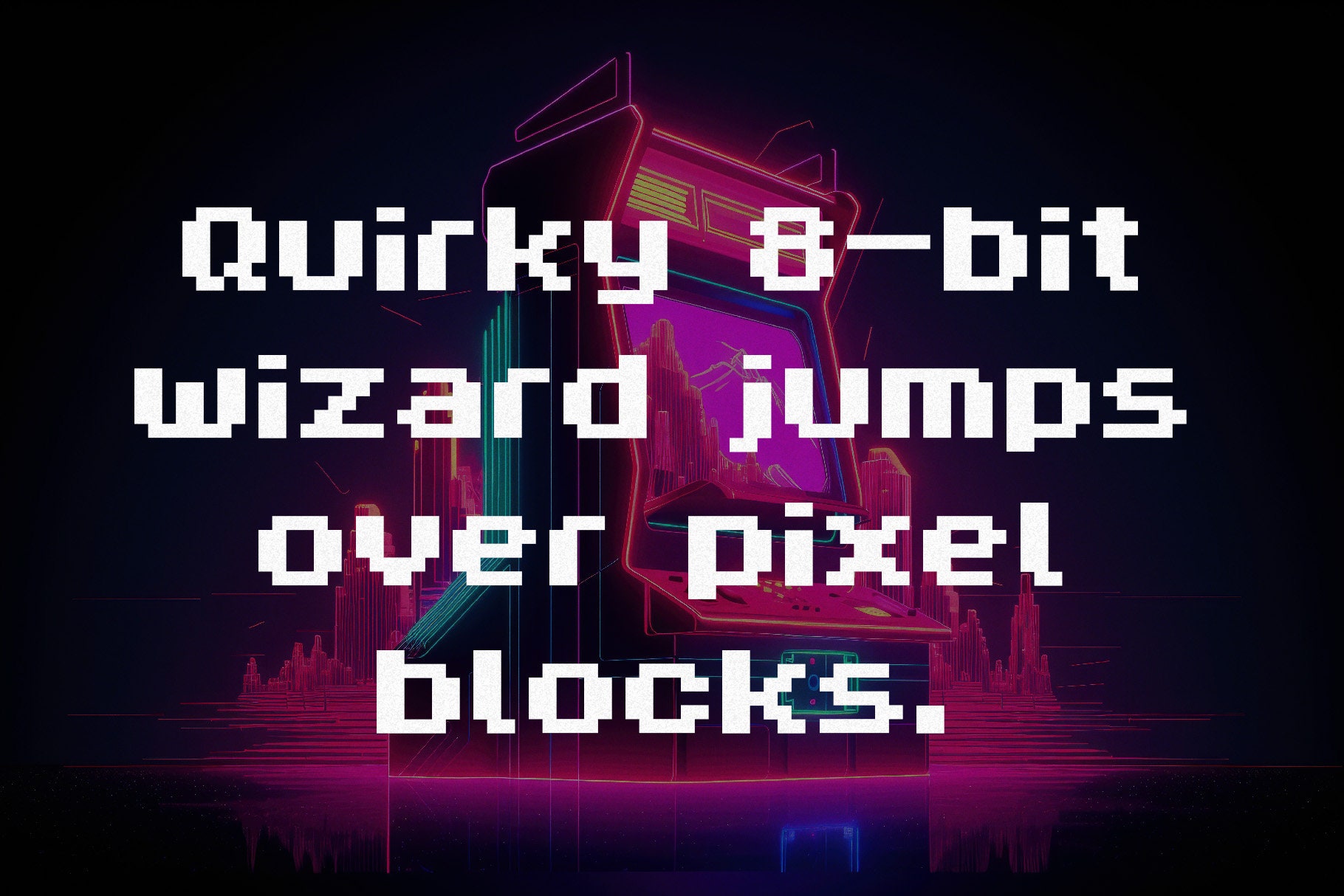 Bytebounce - 8bit Pixel Font | Gaming Fonts | 1980s Font | Procreate ...