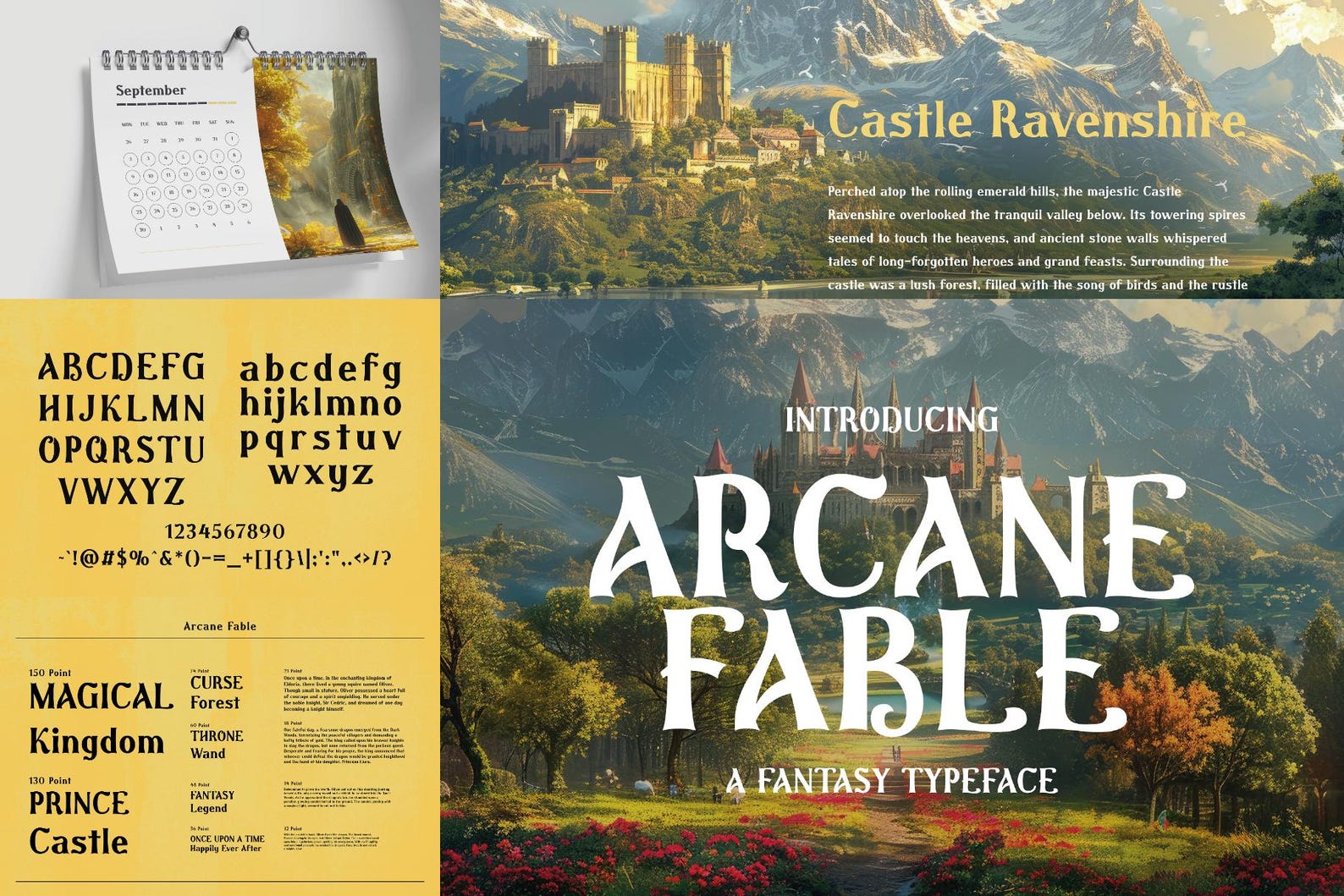 The Old English Font Bundle – Majestic Medieval, Gothic, and Fantasy ...