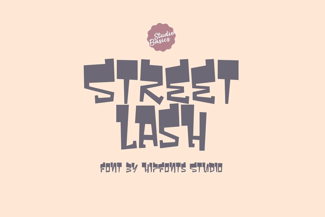 Streetlash – Edgy Graffiti Font for Posters & Logos | Jagged Display ...
