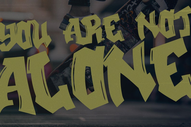 Heaven Spot Rad Graffiti Font Brush Font Logo Font Canva - Etsy