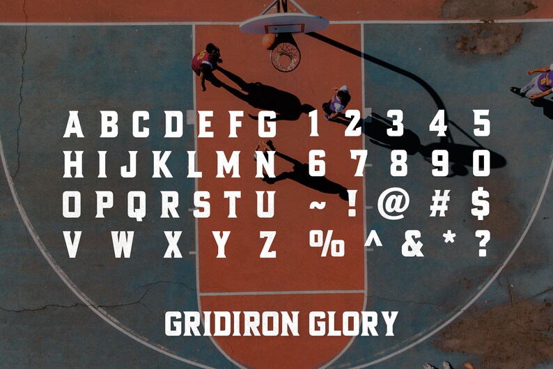 Gridiron Glory - Sport Typeface. Varsity Font, College Font, Jersey ...