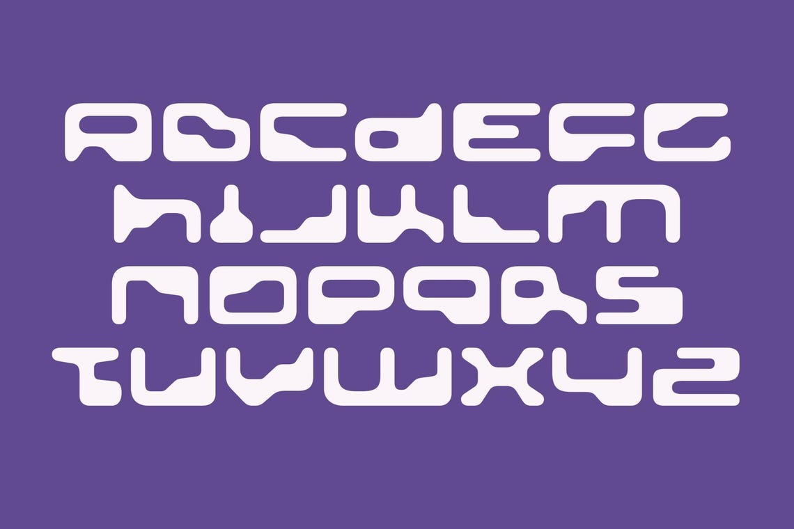 Cyberwave 2000 Font – Bold Y2K Typeface for Rave Flyers, Chrome Logos ...