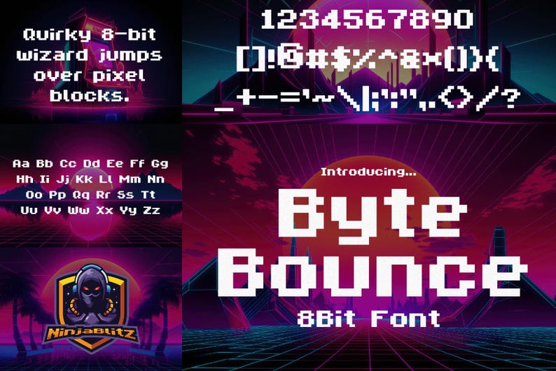 160 Nostalgic Pixel Fonts for Gaming, Branding, Video Games, Social ...
