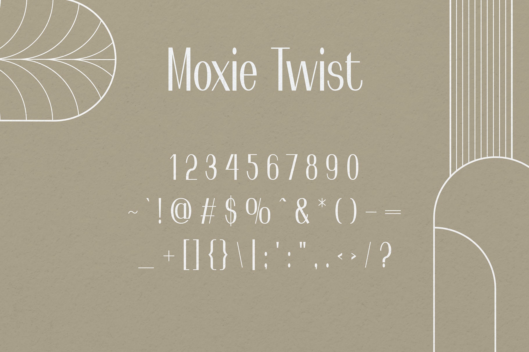 Moxie Twist Minimal 1930s Inspired Font Clean, Simple, Classy ...