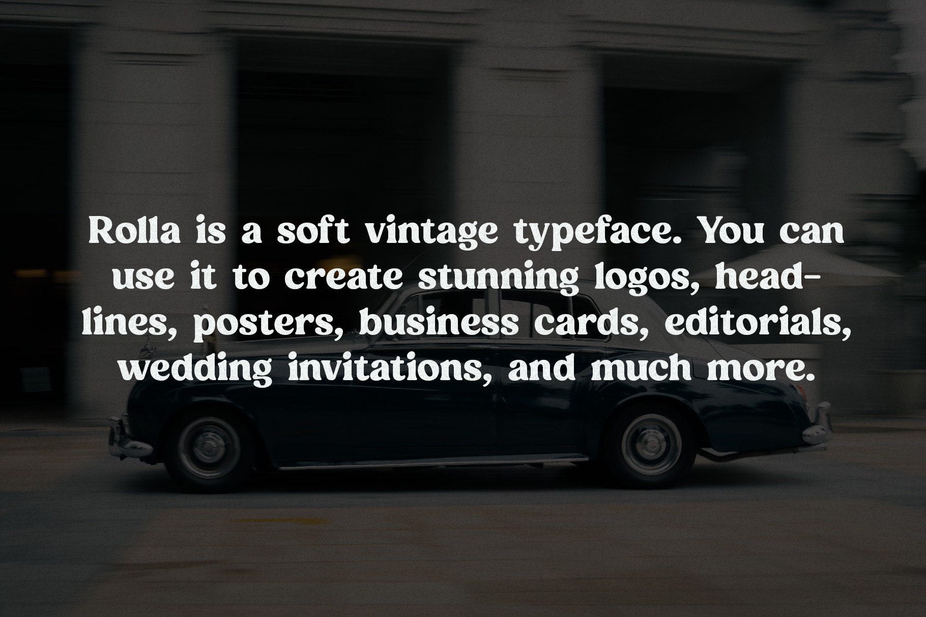 Rolla - Soft Vintage 1970s Font | Vintage Font, Retro Font, Logo Font ...