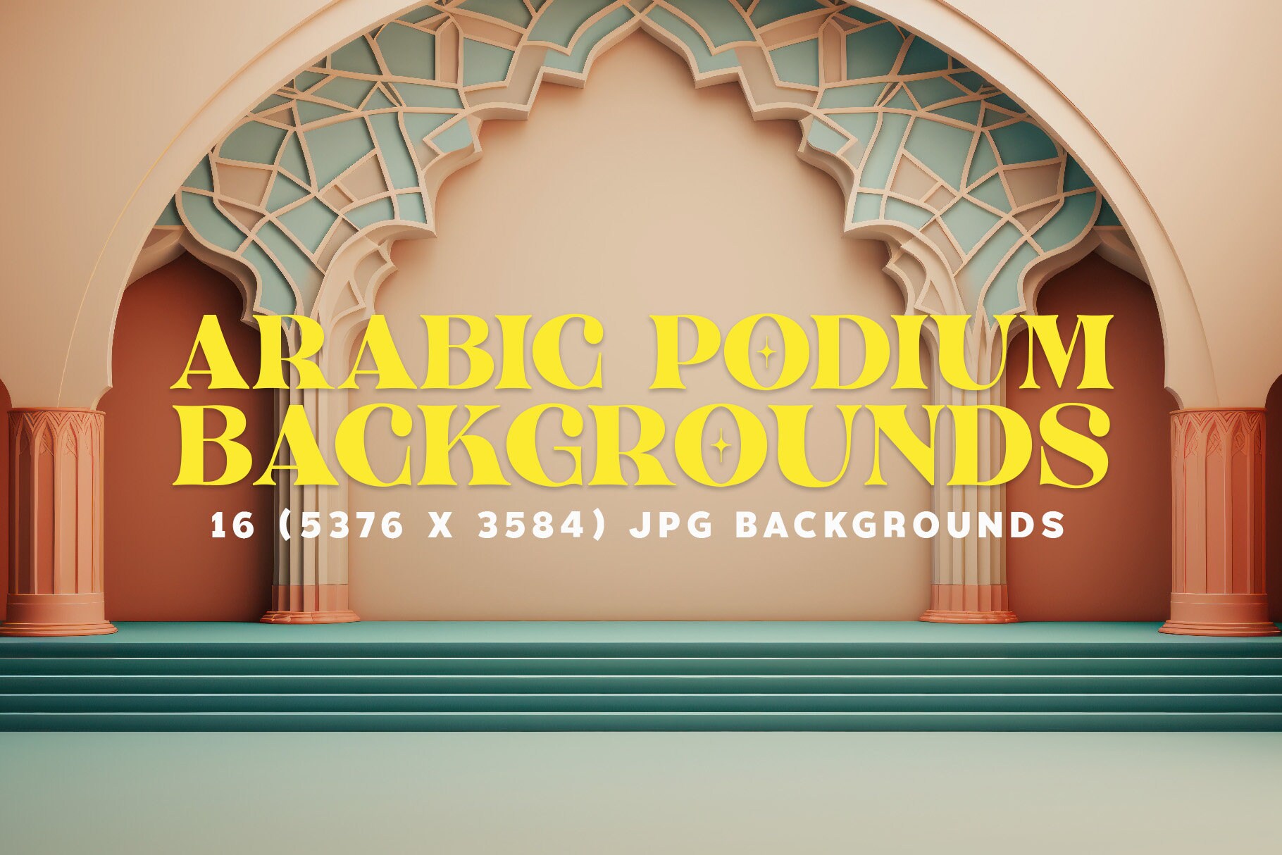 16 Arabic Podium Backdrop Backgrounds for High-end Product ...