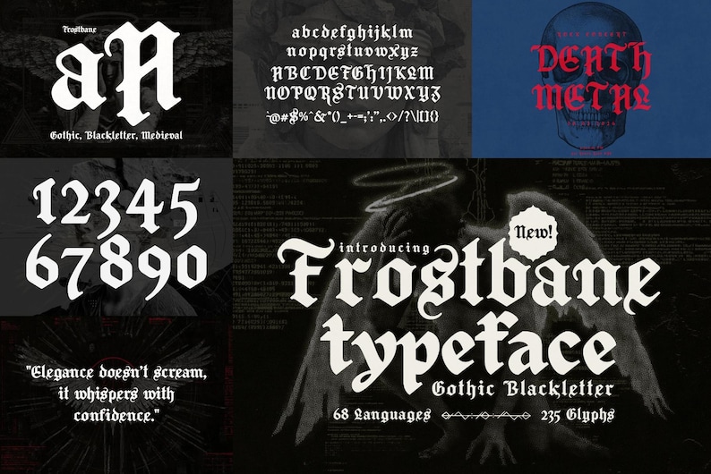 Gothic Font Bundle – 27 Captivating Fonts to Create Dramatic Book ...