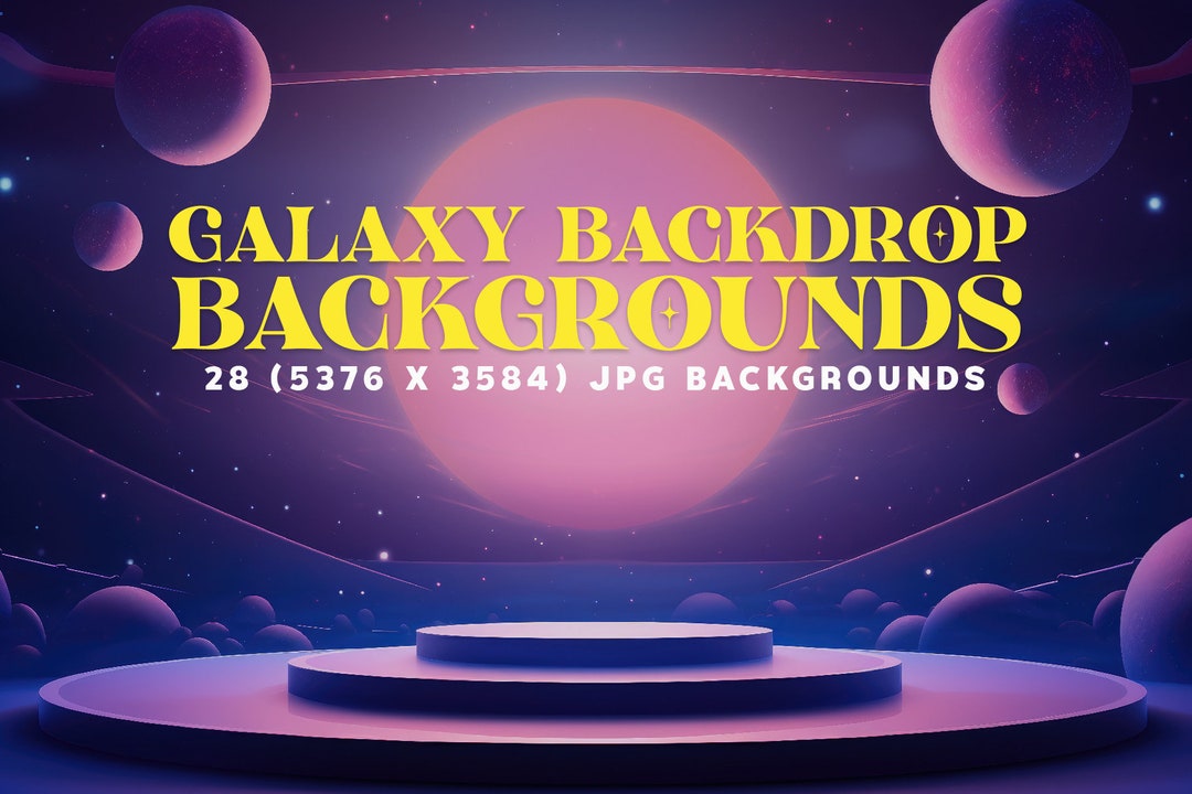 28 Mesmerizing Galaxy Backdrop Backgrounds | Digital Download ...