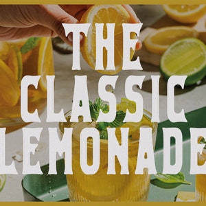 Lemonade Lagoon Font: Vintage Charm & Modern Clarity. Perfect for Logos ...