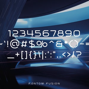 Fantom Fusion Font: Futuristic Minimalism for Modern Brands & Digital ...