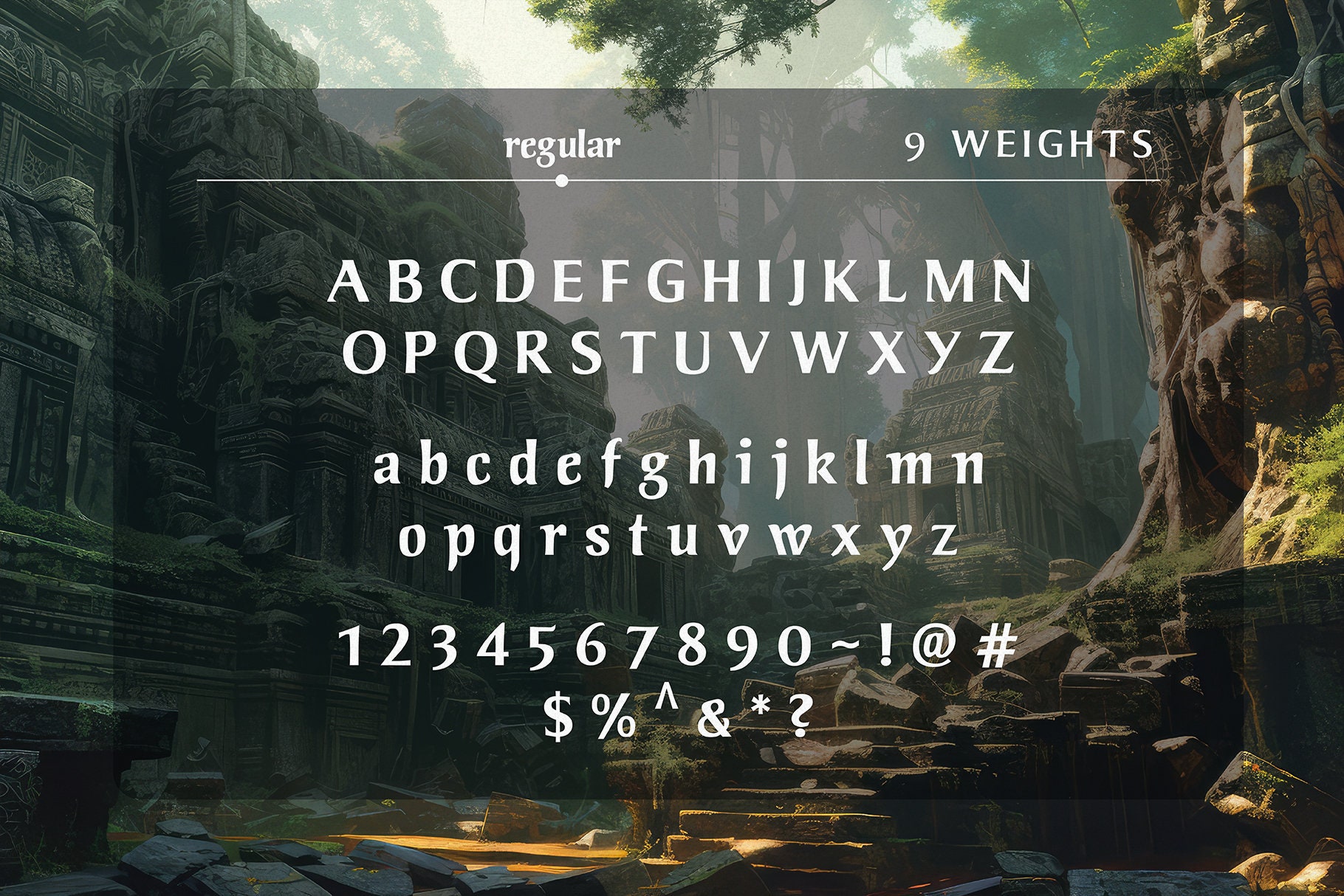 Angkor Dynasty Font: Elegant Serif Inspired by Cambodian Heritage ...