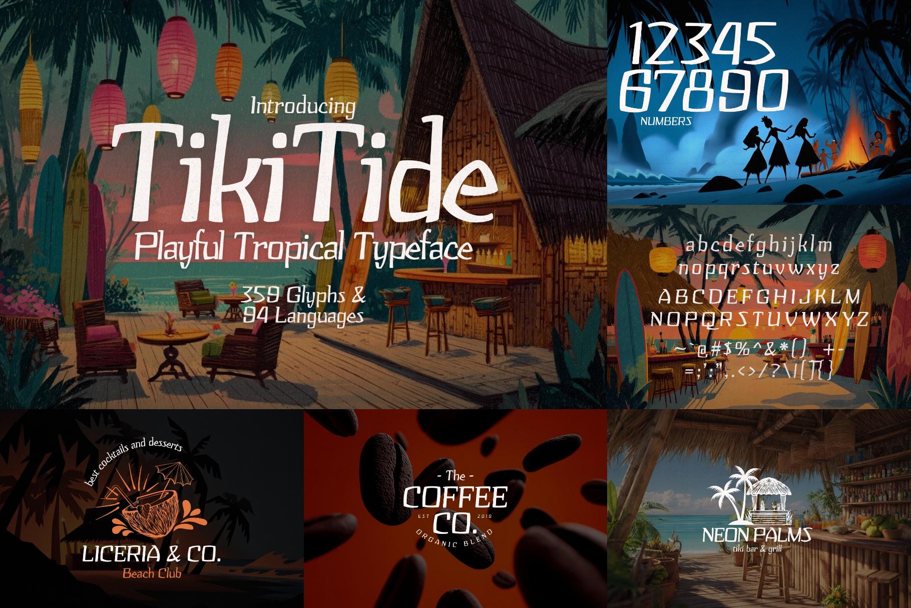 Hawaii Font Bundle – 71 Tropical Fonts for Aloha Summer Designs ...