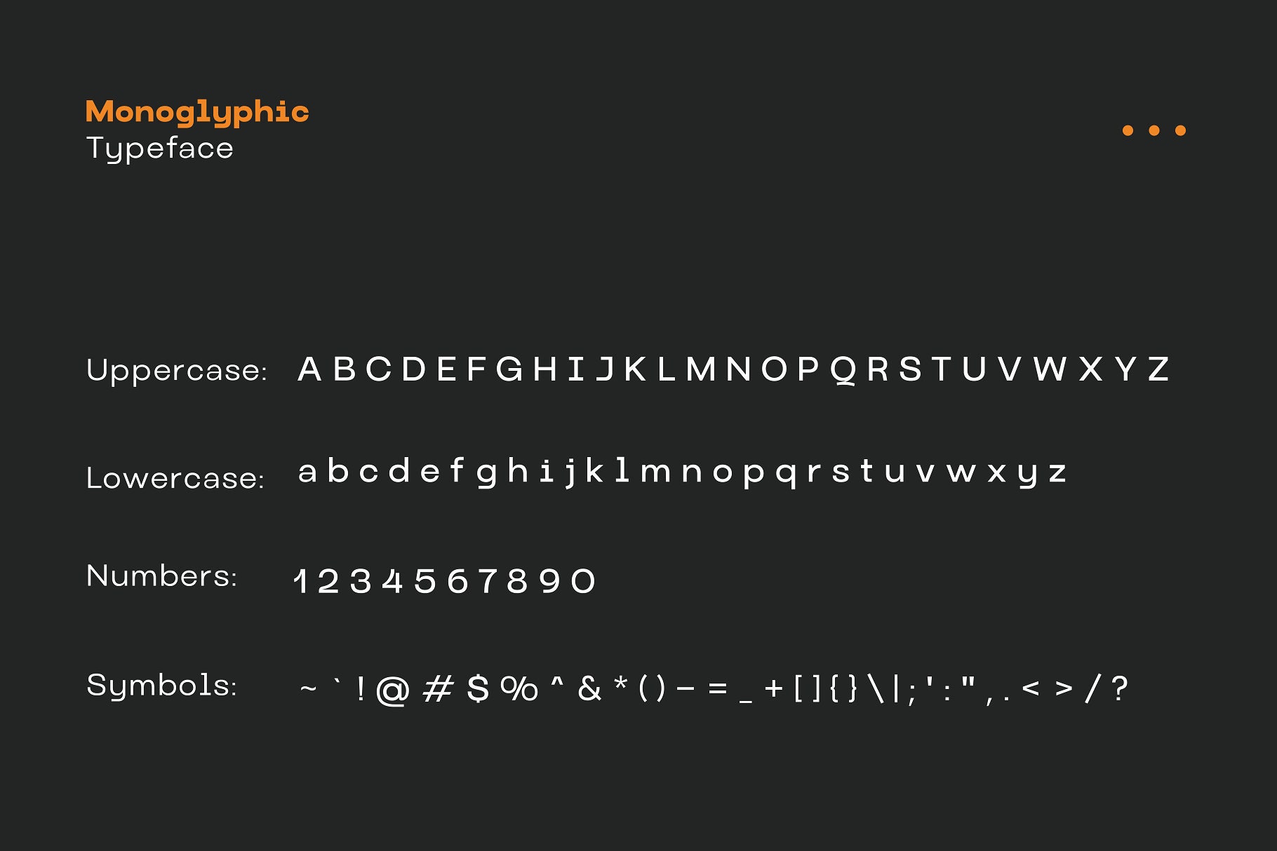 Monoglyphic Monospace Font – Perfect for Minimalist Designs, Coding ...