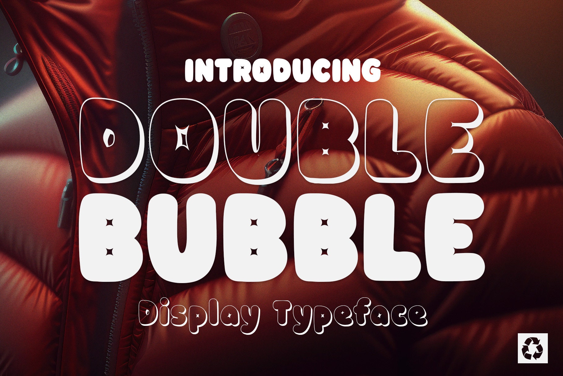 Double Bubble - 3D Font | Cool Vibes Font, Retro Font, Groovy Font ...