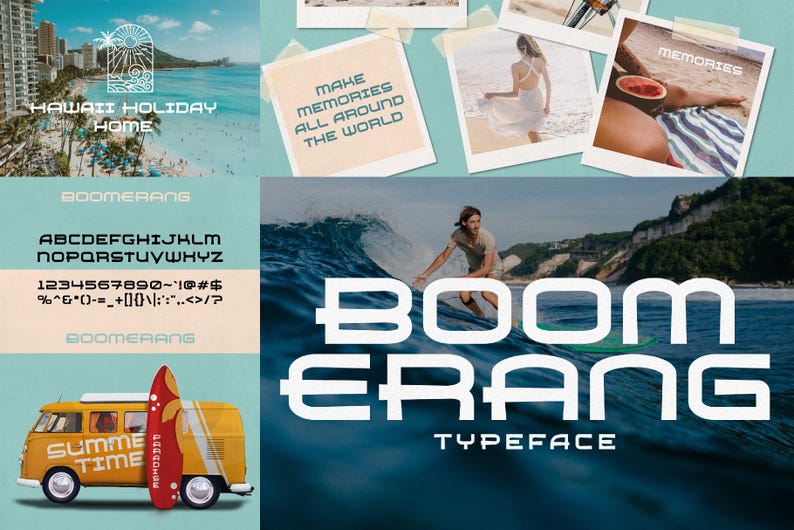 Summer Font Bundle – 98 Tropical and Beach-inspired Fonts for Fun ...